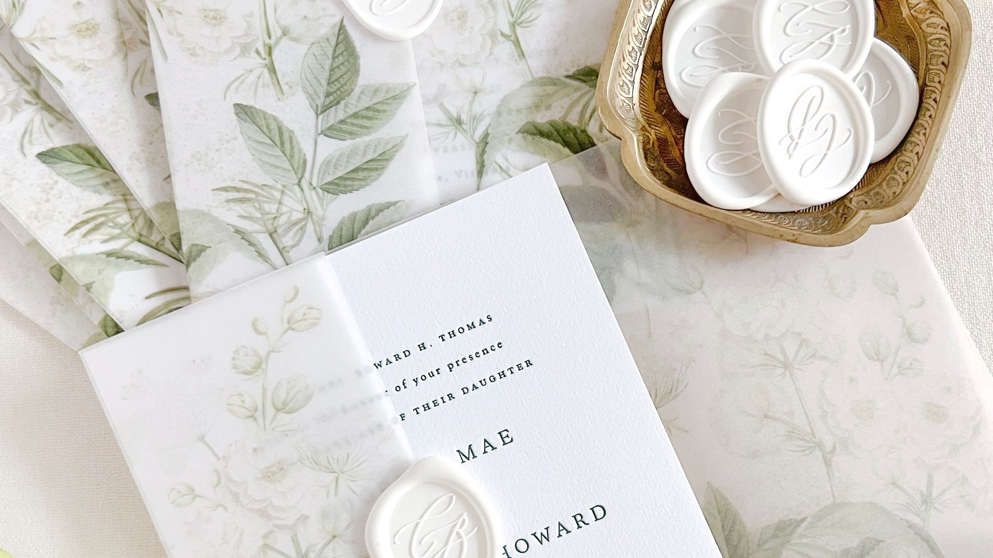 Botanical Vellum Covers – Empress Stationery