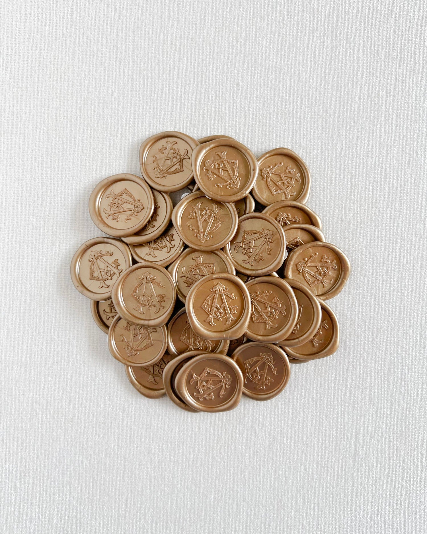 Round 1" Self-Adhesive Wax Seals – Empress Stationery