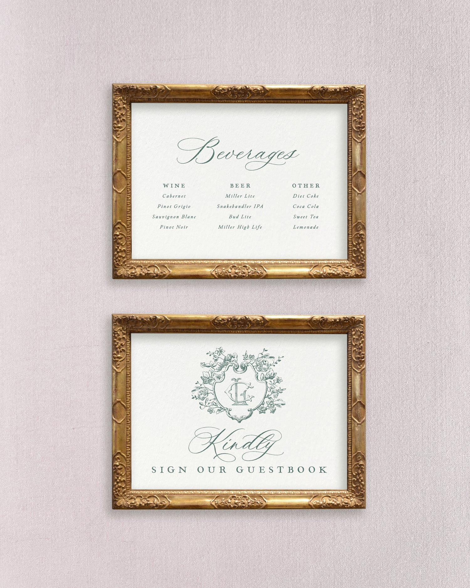Camille 5 x 7 Signage – Empress Stationery