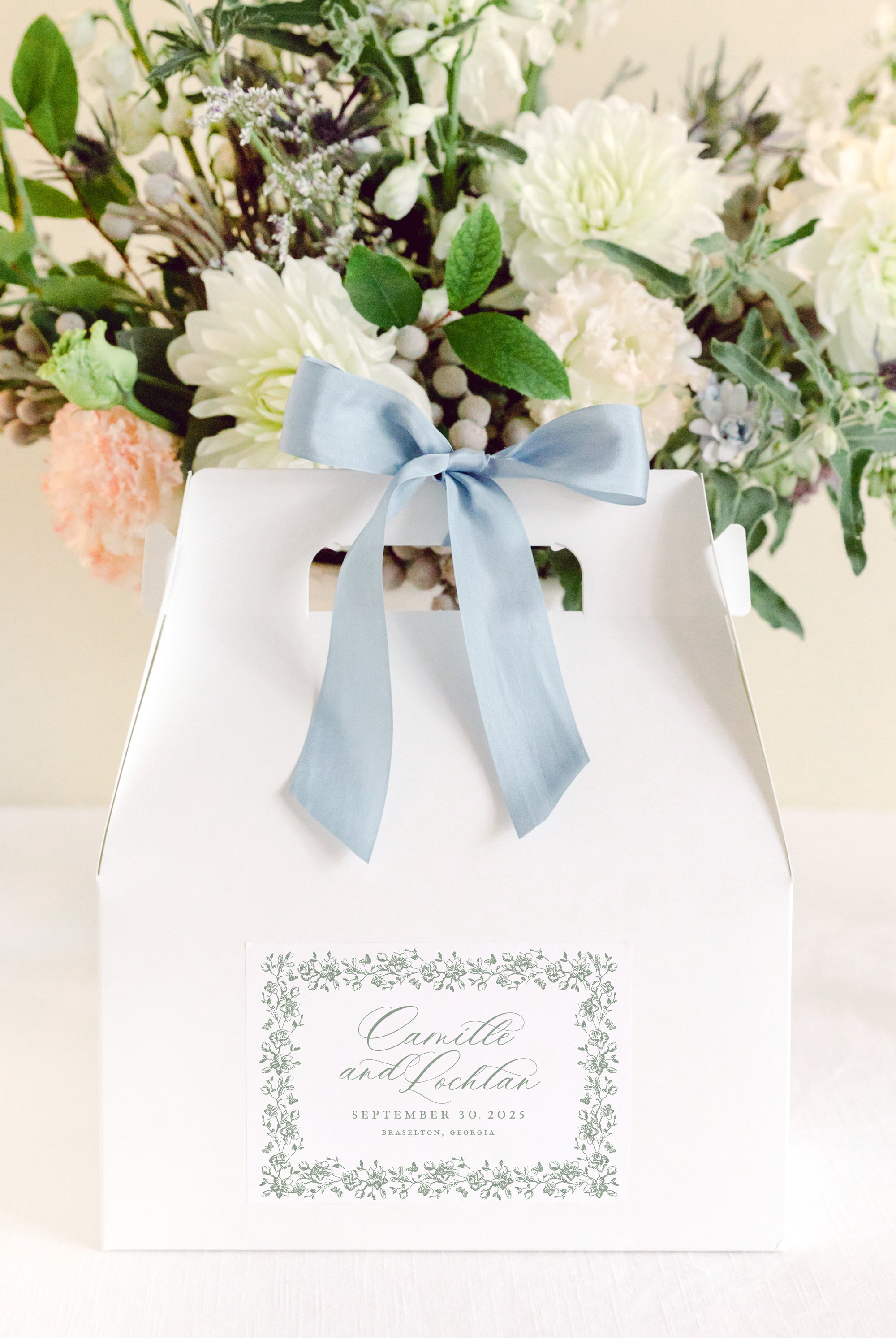 Camille Welcome Box Label – Empress Stationery