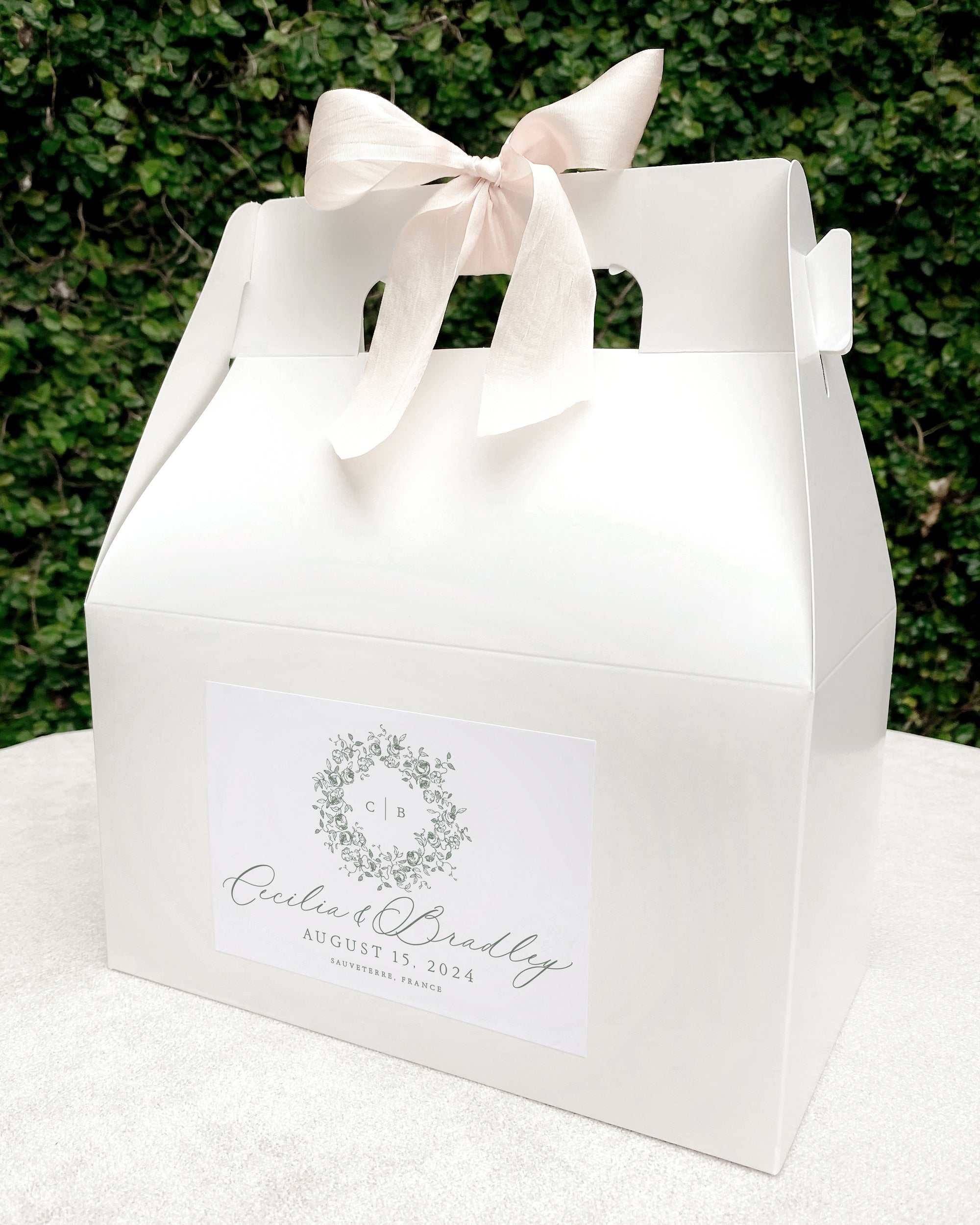 Cecilia Welcome Box Label – Empress Stationery