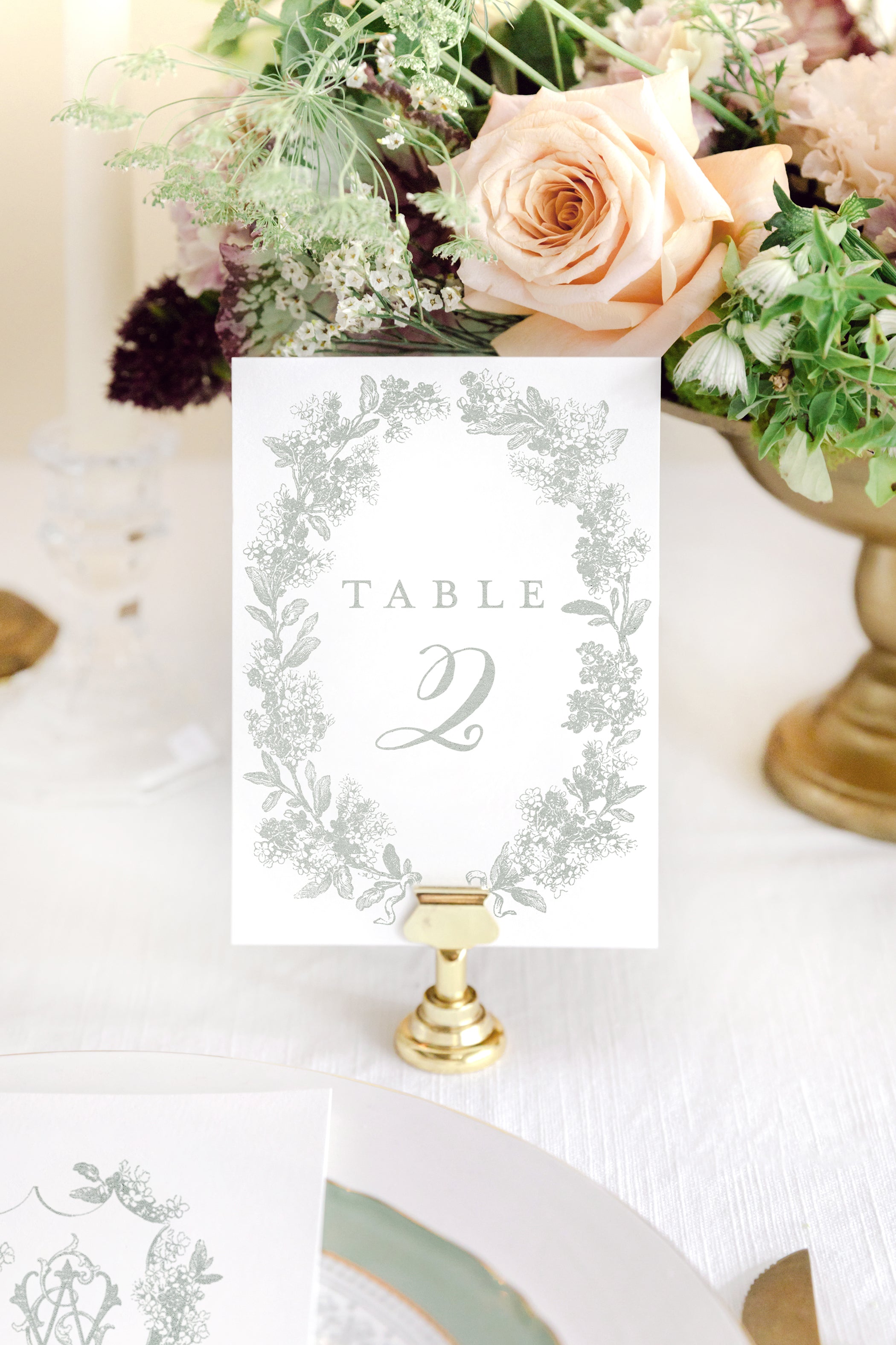 Dinner Table Numbers – Empress Stationery