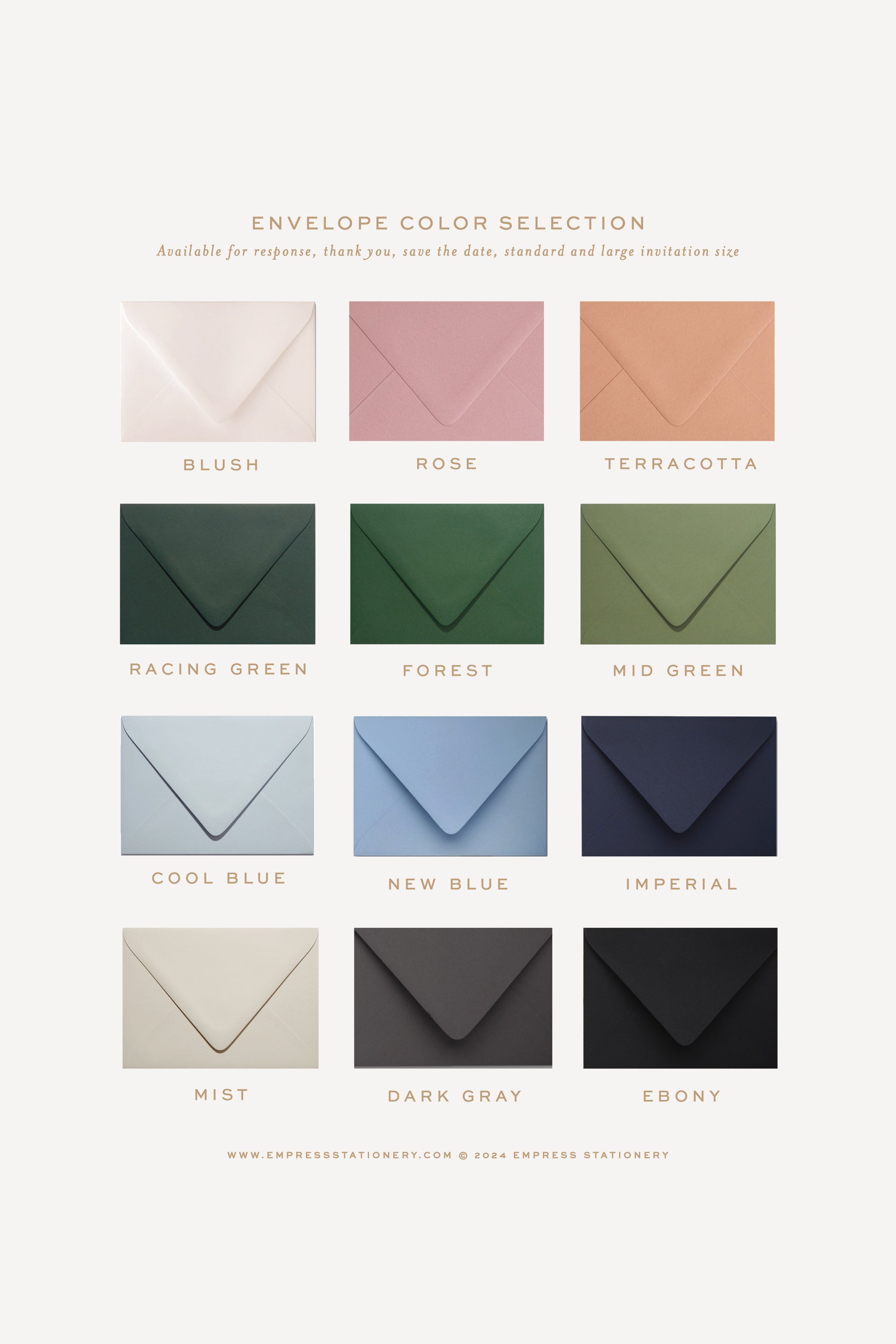 Upgrade to Color Envelopes – Empress Stationery