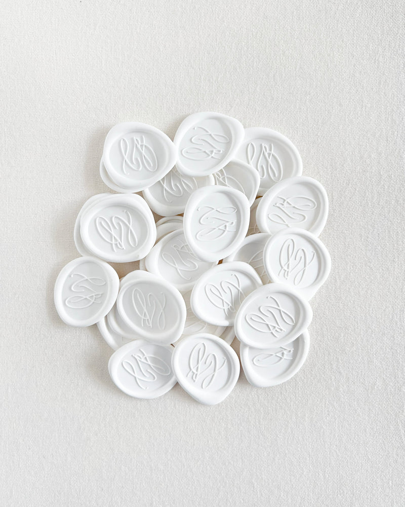 Oval 1 x 1.25" Self-Adhesive Wax Seals – Empress Stationery