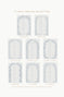 Floral Arch Vellum Cover – Empress Stationery