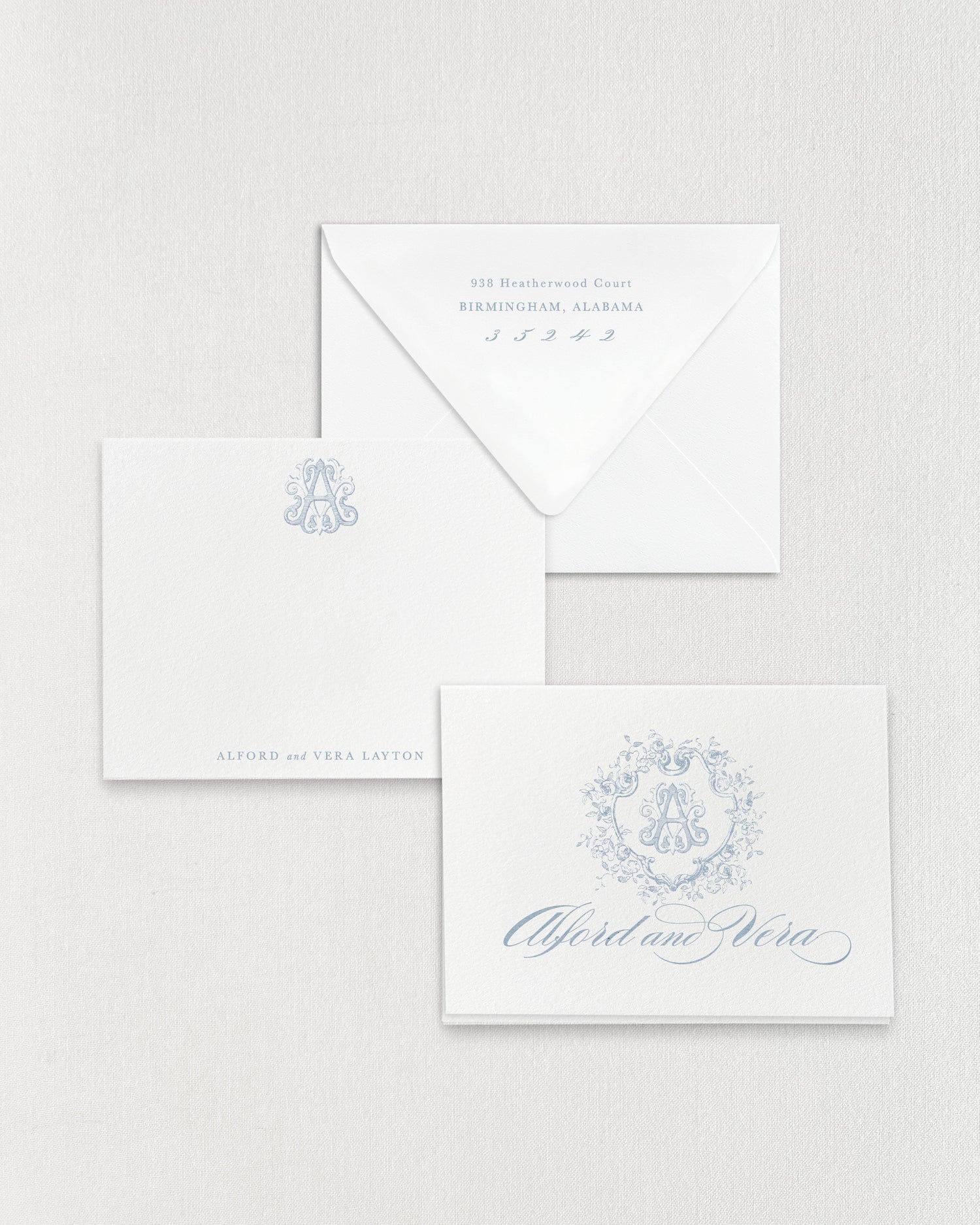 Vera Thank You Cards – Empress Stationery