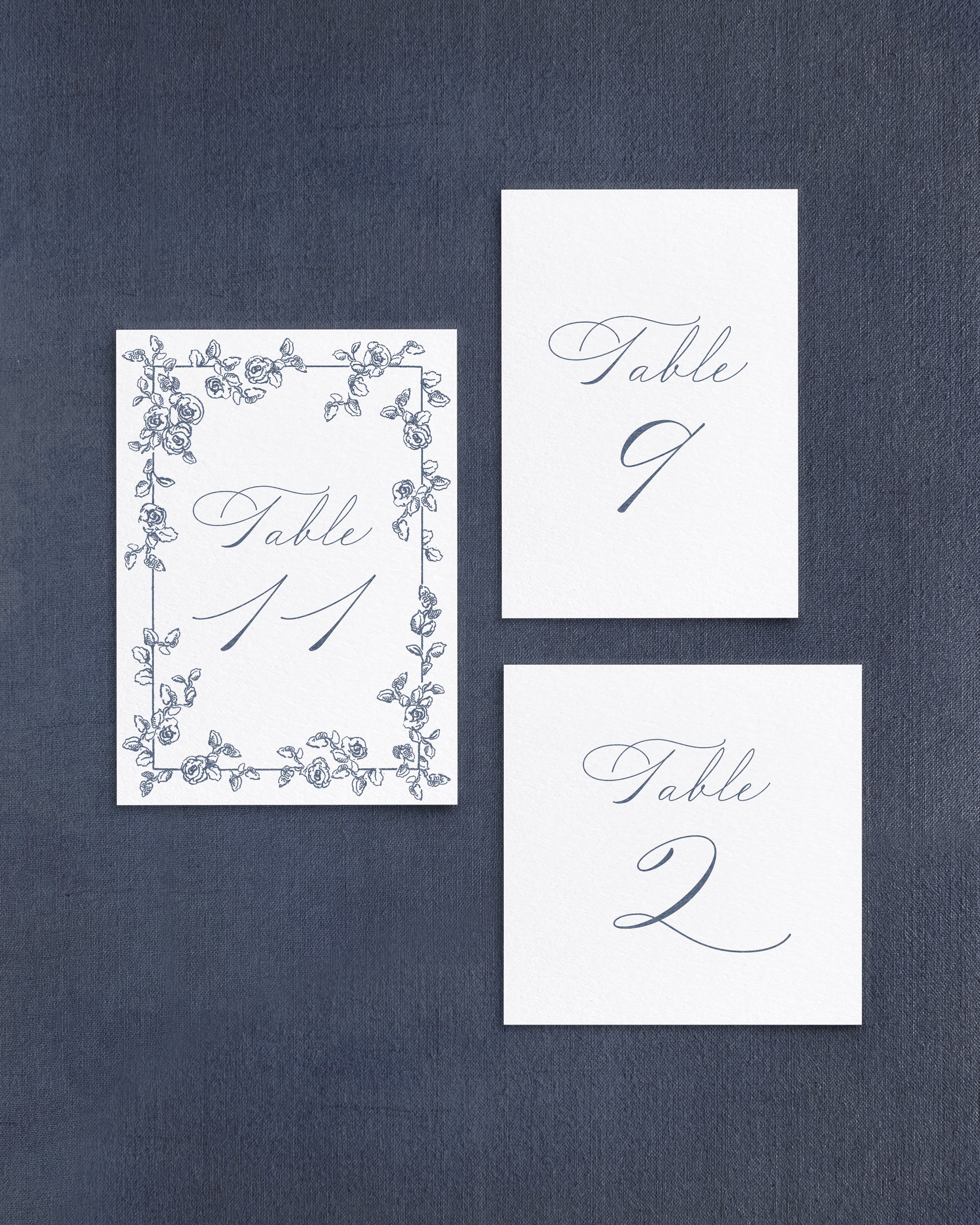 Dinner Table Numbers – Empress Stationery