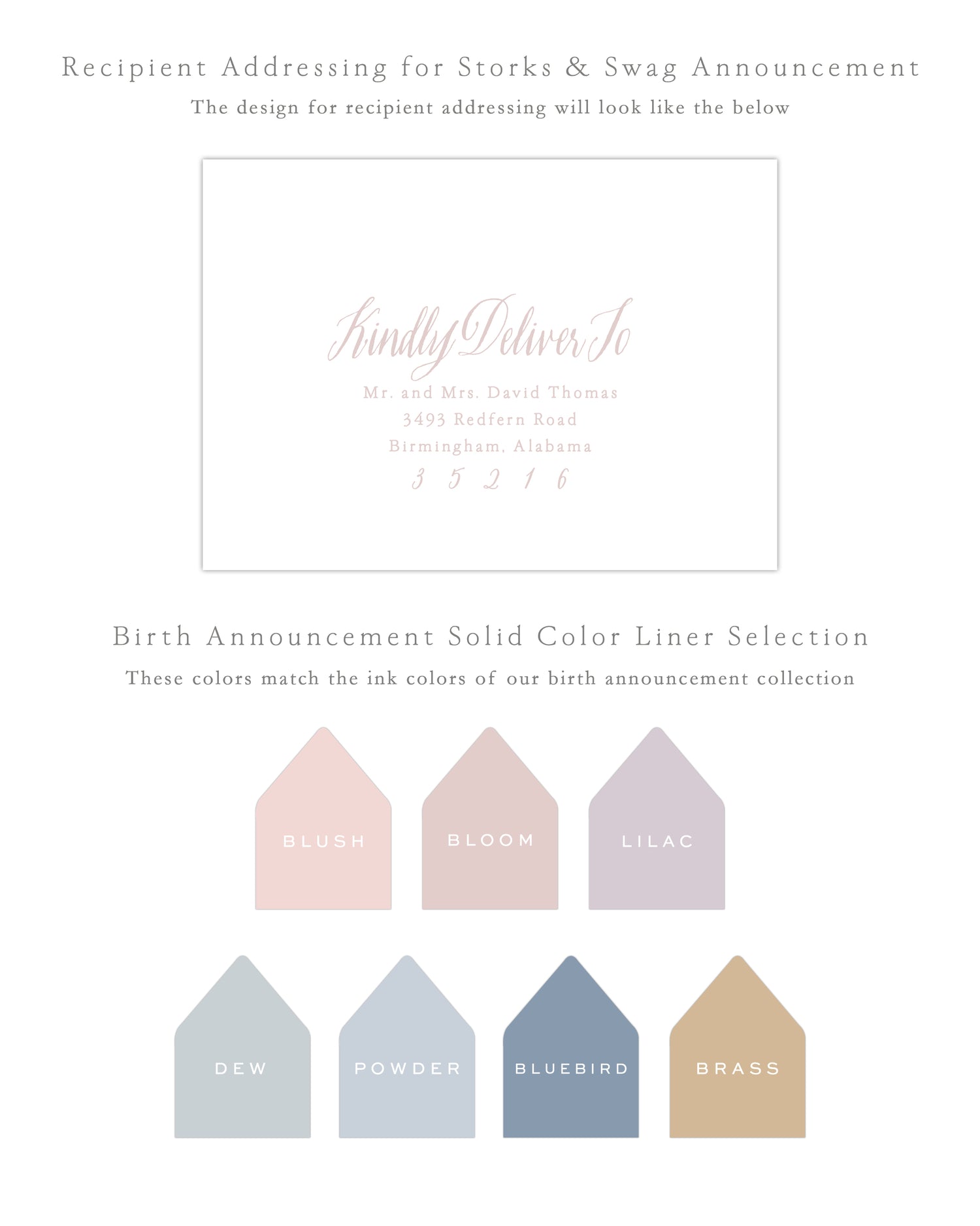 Storks and Swag Announcement – Empress Stationery
