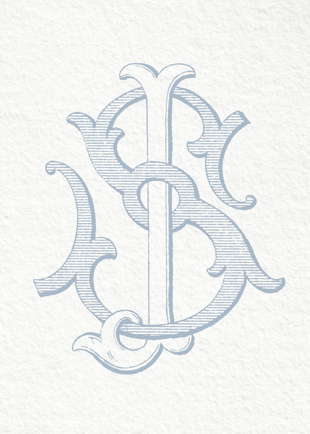 Double Letter Monogram – Empress Stationery
