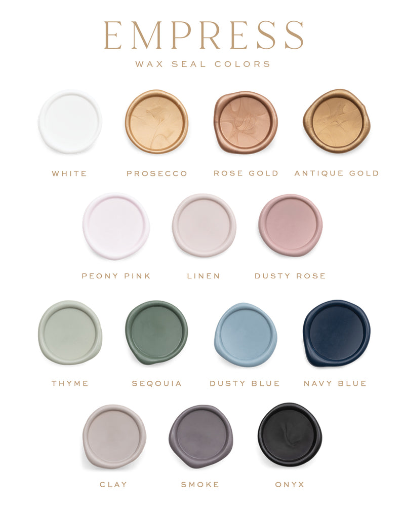 1.25" Self-Adhesive Wax Seals – Empress Stationery